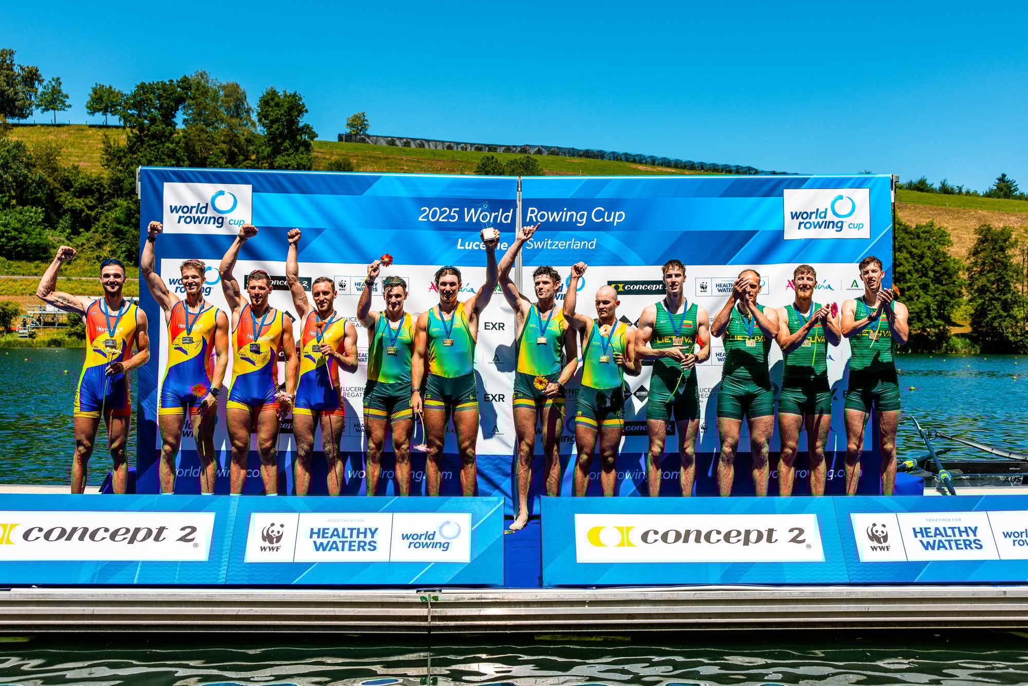 Australia surges to medals at final World Rowing Cup