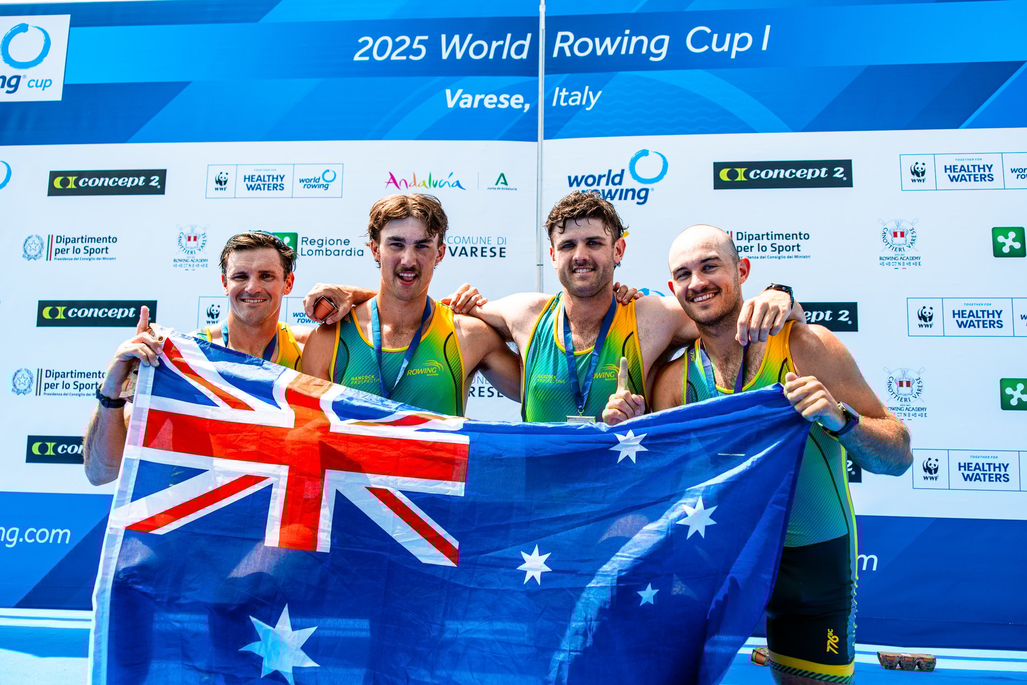 Australia claims five medals at World Rowing Cup in Varese as senior ...