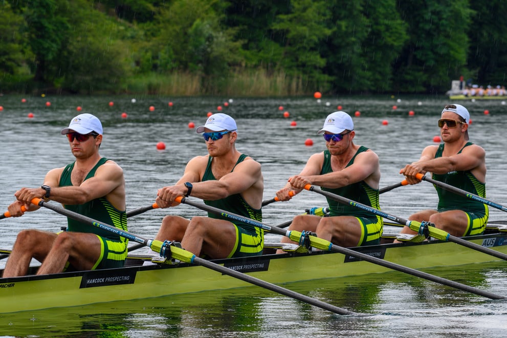 Men’s Quad Scull leads Aussie charge on day one of ‘Regatta of Death’